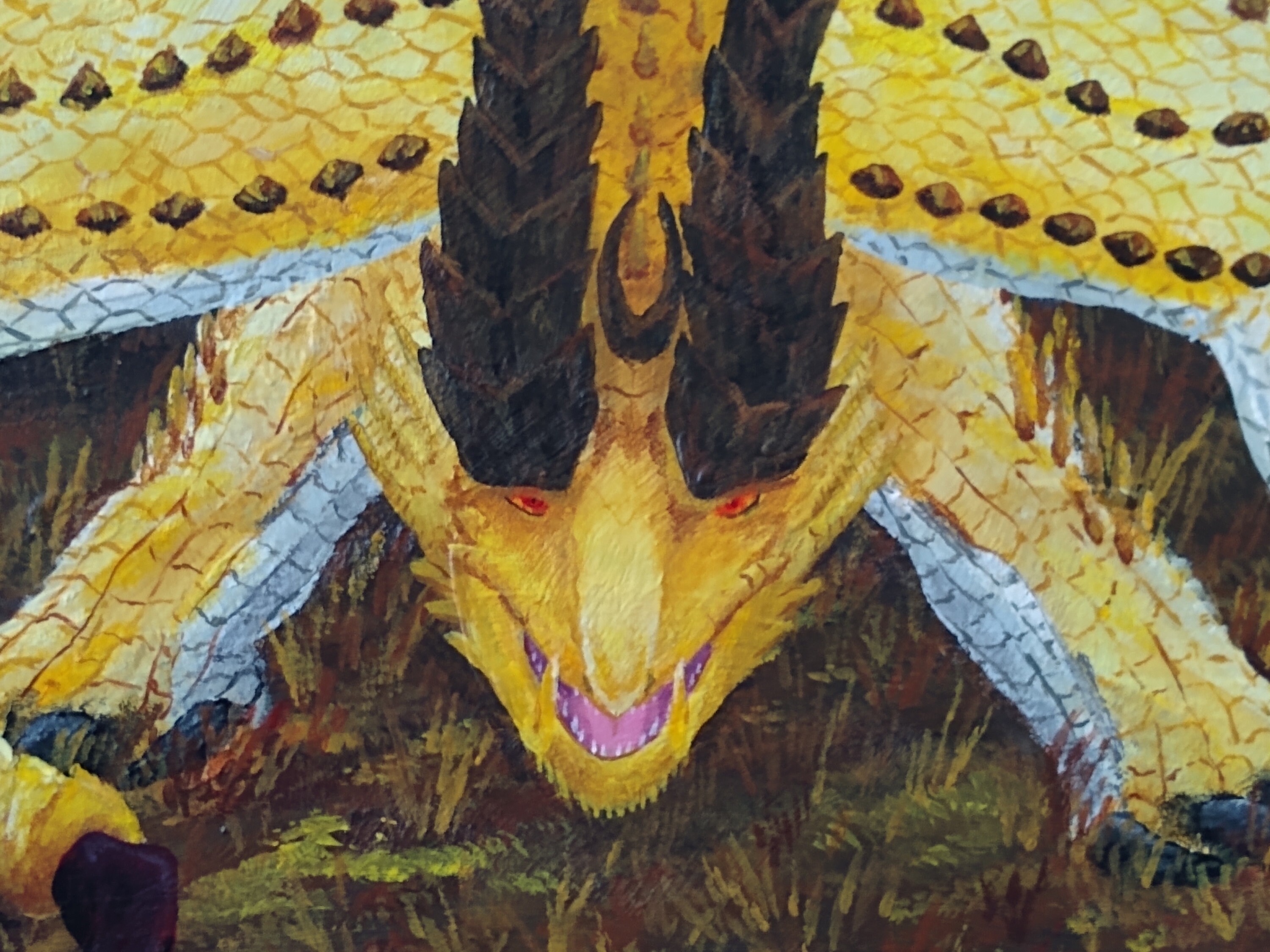 Shagaru Magala Original Acrylic Monster Hunter MH4U Painting | Etsy
