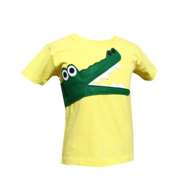 Crocodile T'shirt, Boys T-shirt, Kids T-shirt, Boys Top, Boys Clothing ...