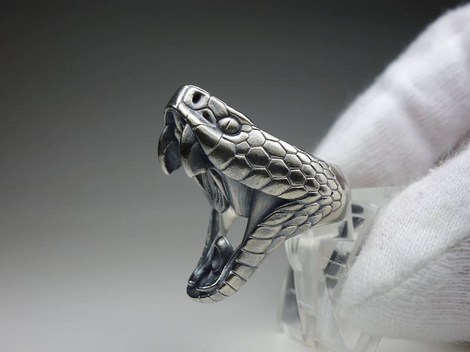 Viper Ring Snake Jewelry Silver 925 - Etsy Australia