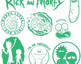 Rick and Morty Dxf | Etsy