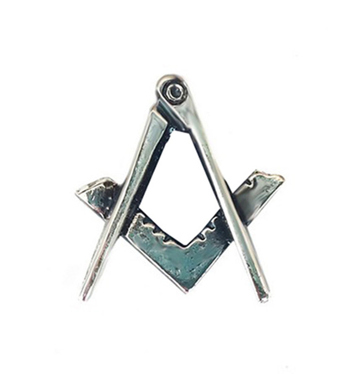 Square and Compass Masonic Pin Lapel. Freemason Signet With Embossed ...