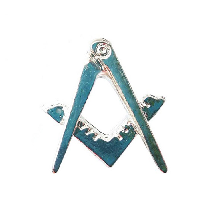 Square and Compass Masonic Pin Lapel. Freemason Signet With Embossed ...