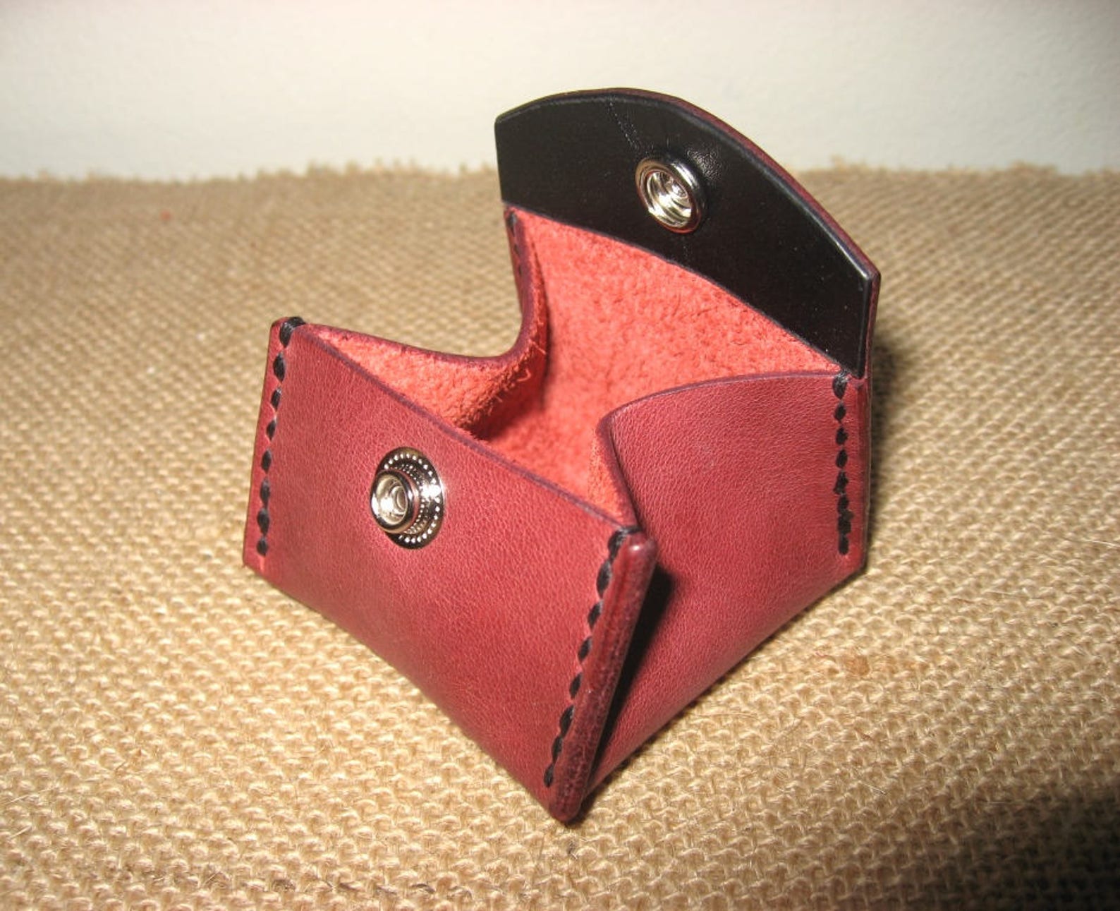 Small Square Leather Pouch for Headphones Jewellery Coins - Etsy