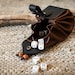 Medieval Leather Drawstring Belt Pouch/purse, Unisex - Etsy