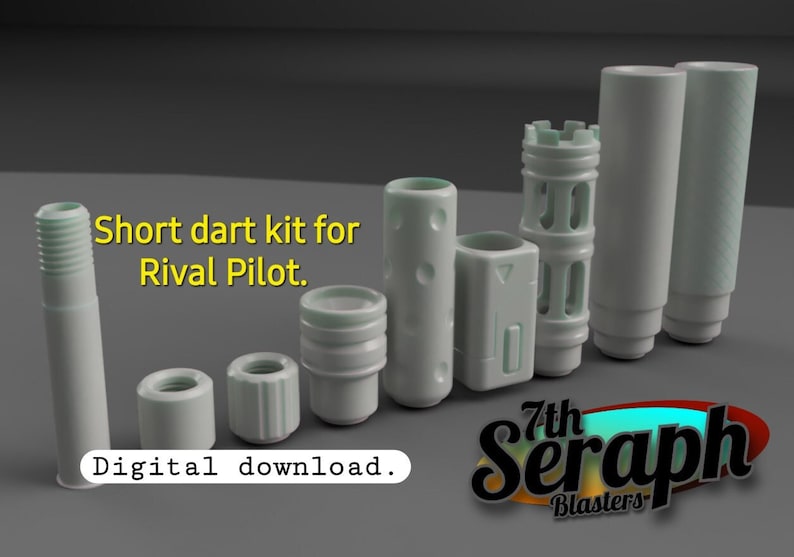 Nerf Rival Pilot Short/ultra Dart Conversion Kit - Etsy