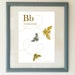 Nursery Decor, 'B is For', Nursery Art, Buzzy Bees, Bee Art Print, 'B ...