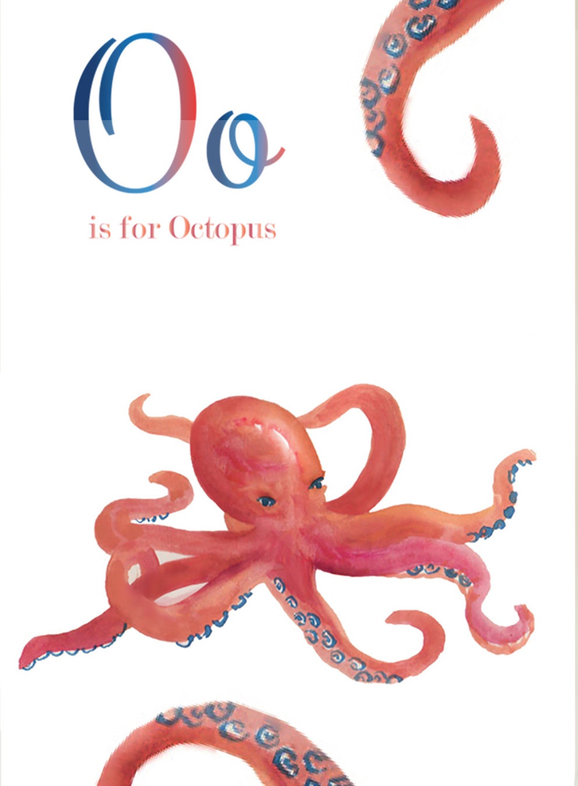 Nursery Art, O is for Octopus, INSTANT Download,nursery Art Print ...