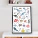 Sea Animals Alphabet Print, A-Z Sea Creatures, Nursery Art, Kids ...