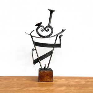 Artistic Metal Sculpture Hand-forged Art Object for Stylish Decor - Etsy