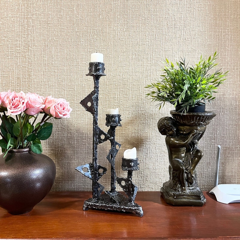 Metal Candle Holder - Etsy