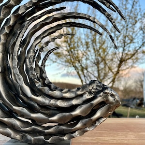 Handmade Iron Sculpture | Modern Sculptural Art - Etsy
