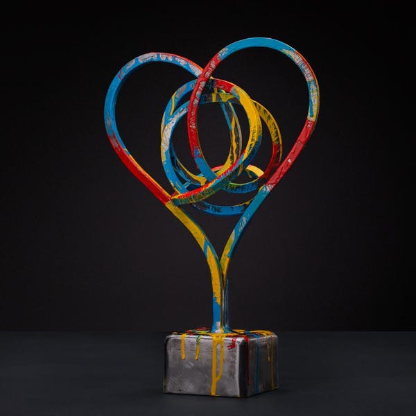 Heart Sculpture - Etsy