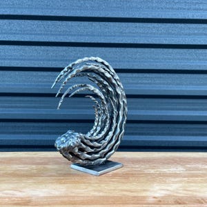 Handmade Iron Sculpture | Modern Sculptural Art - Etsy