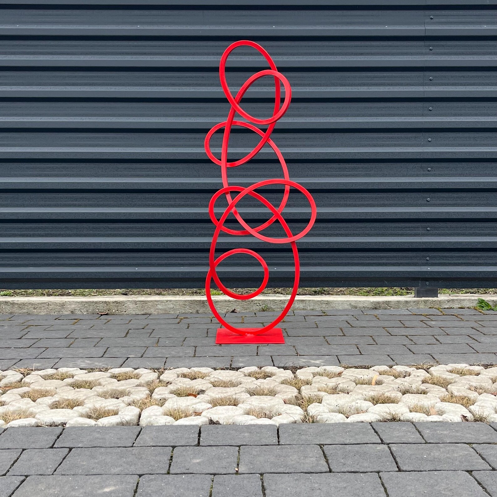 Large Rebar Steel Garden Sculpture: Handmade Modern Metal Yard Art - Etsy