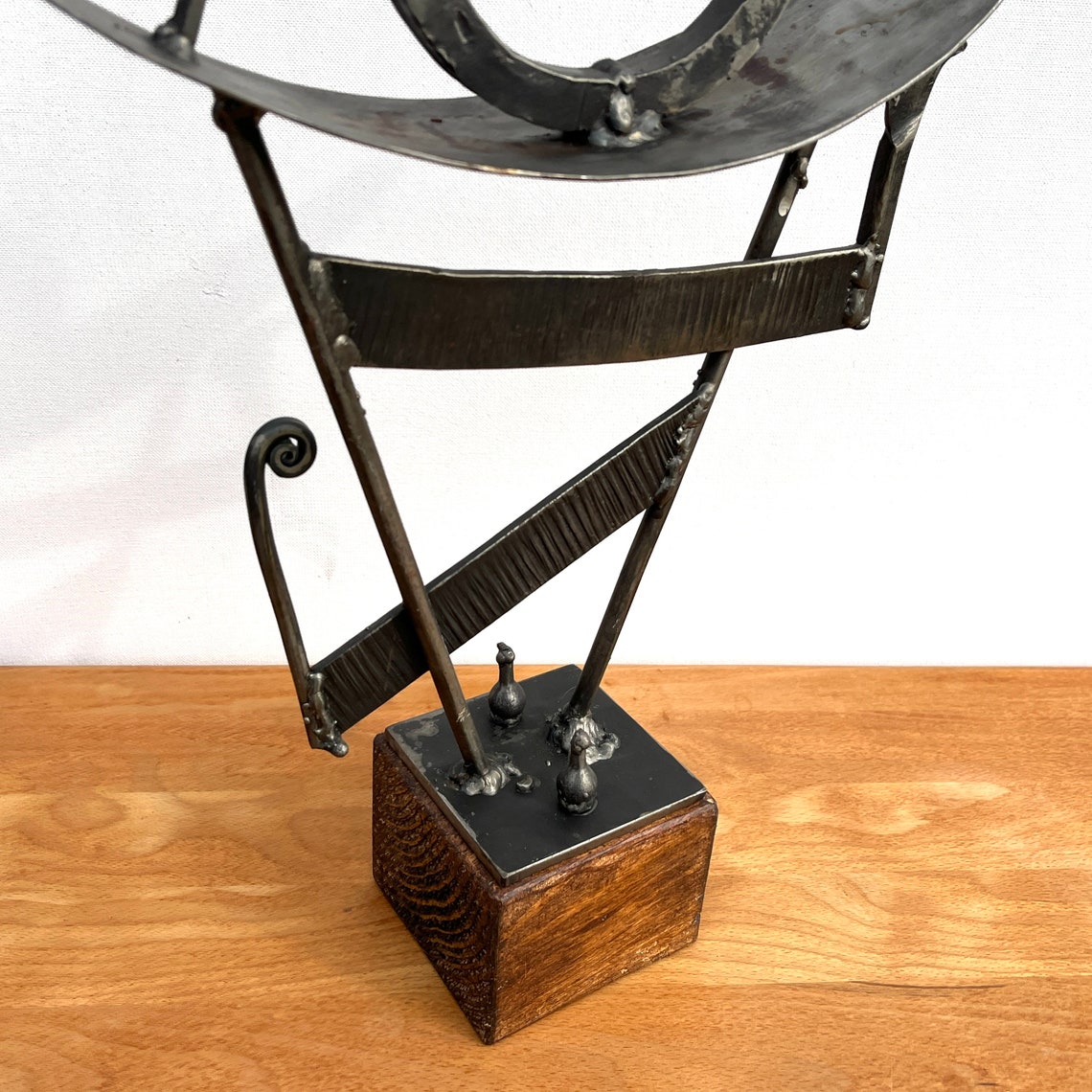 Artistic Metal Sculpture Hand-forged Art Object for Stylish Decor - Etsy