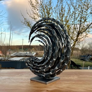 Handmade Iron Sculpture | Modern Sculptural Art - Etsy
