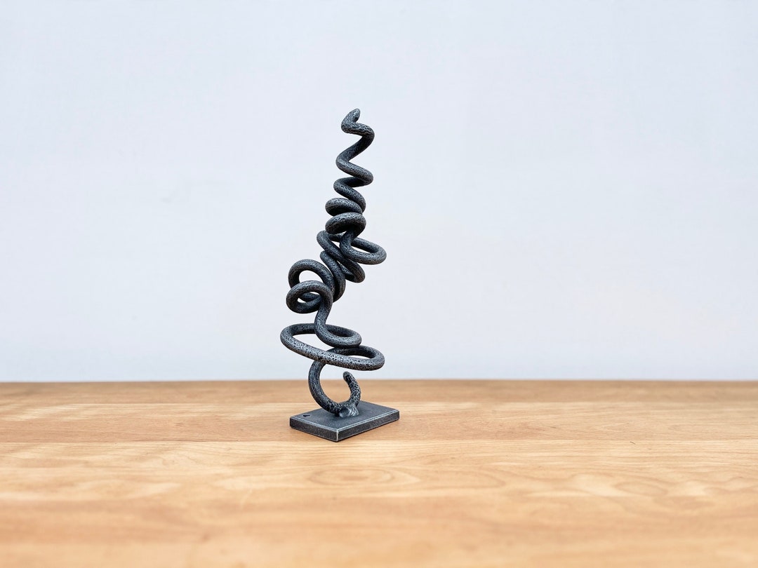 Unique Metal Rod Sculpture One-of-a-kind Art Piece Home Decor Exclusive ...