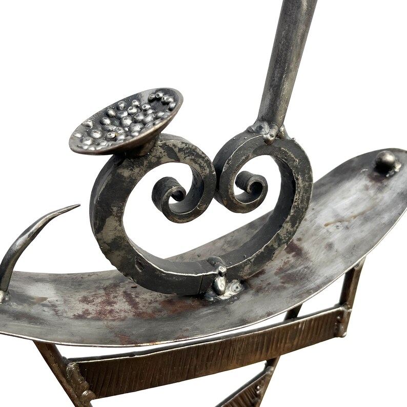 Artistic Metal Sculpture Hand-forged Art Object for Stylish Decor - Etsy