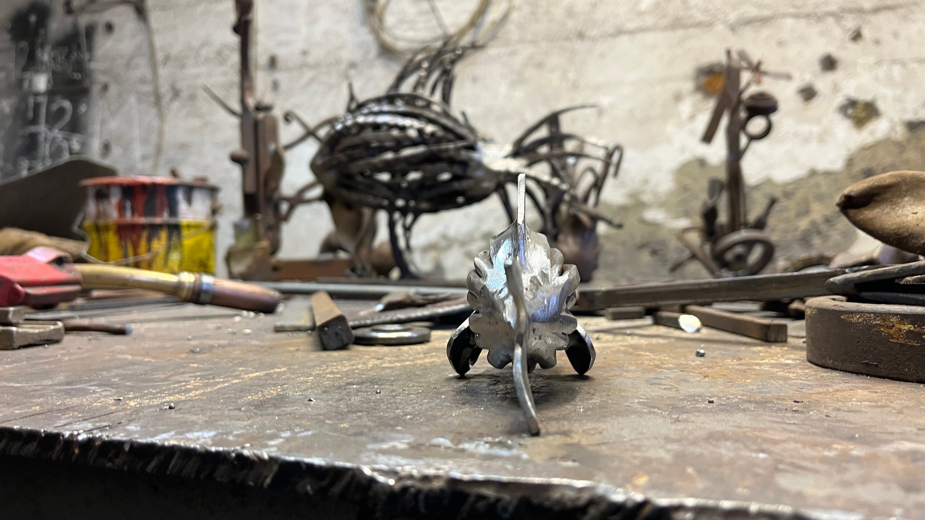 Metal Fish Unique Handcrafted Sculpture for Decor. Metal Sculpture Fish ...