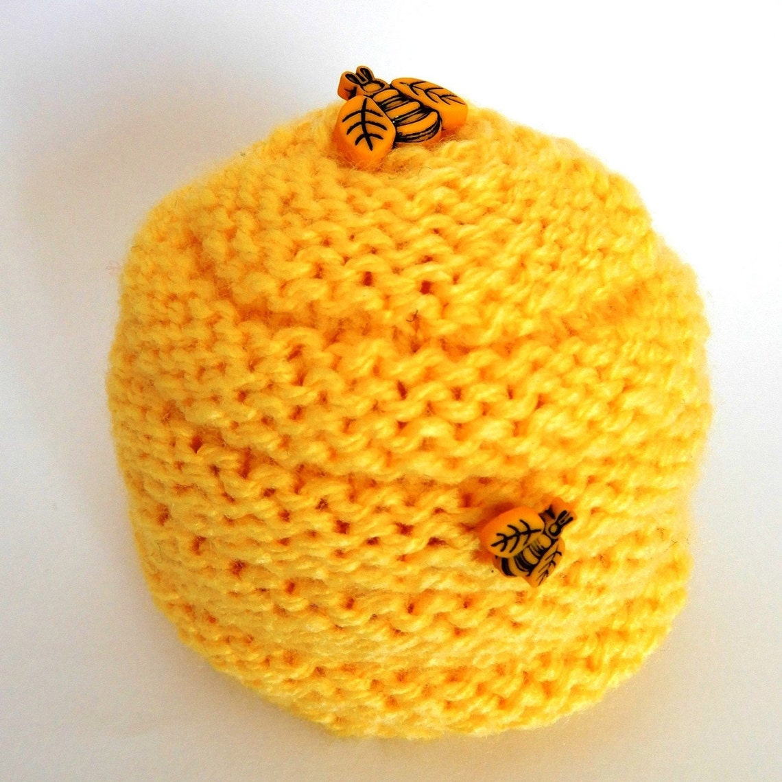 Knitted Beehive Chocolate Orange Cover Bees Bee Keeper Honey - Etsy UK