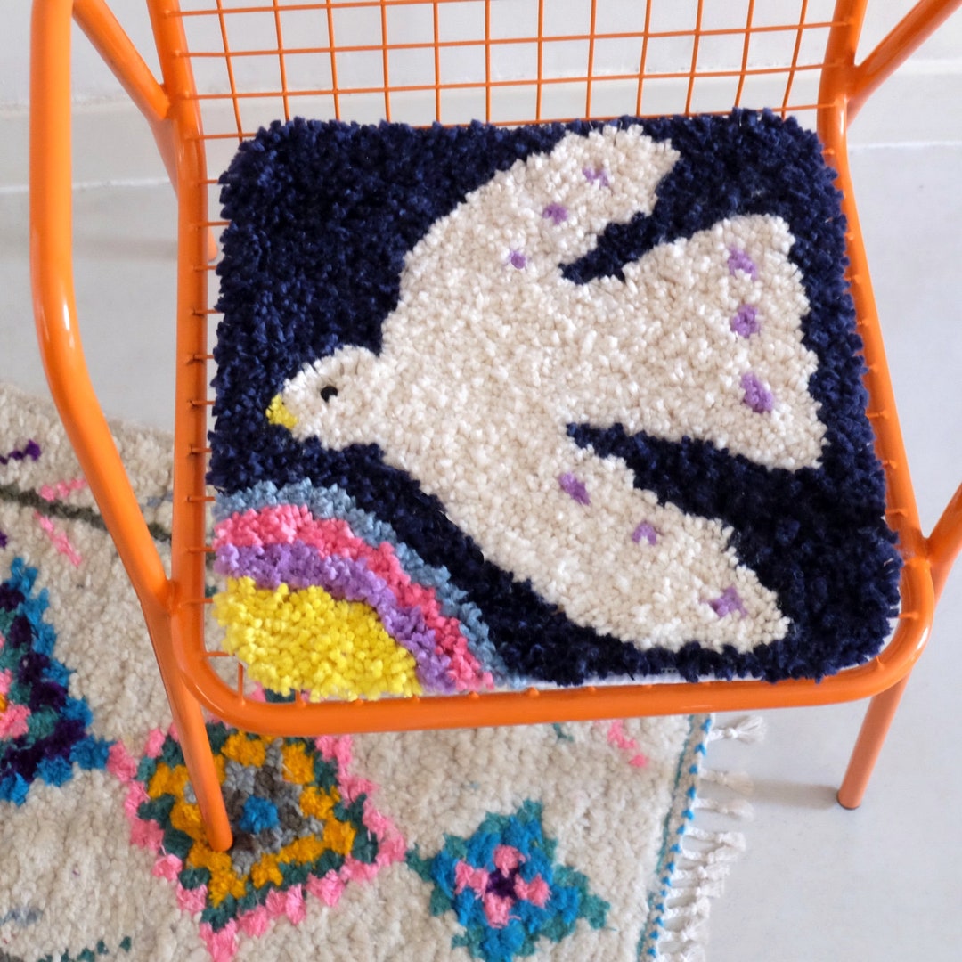 Easy DIY Tufted Bird Rug Kit for Square Carpet - Etsy