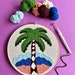 Punch Needle Large Size Kit Palm Tree Design - Etsy