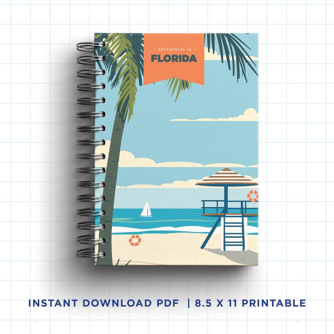 Florida Printable Travel Journal for Kids - Etsy