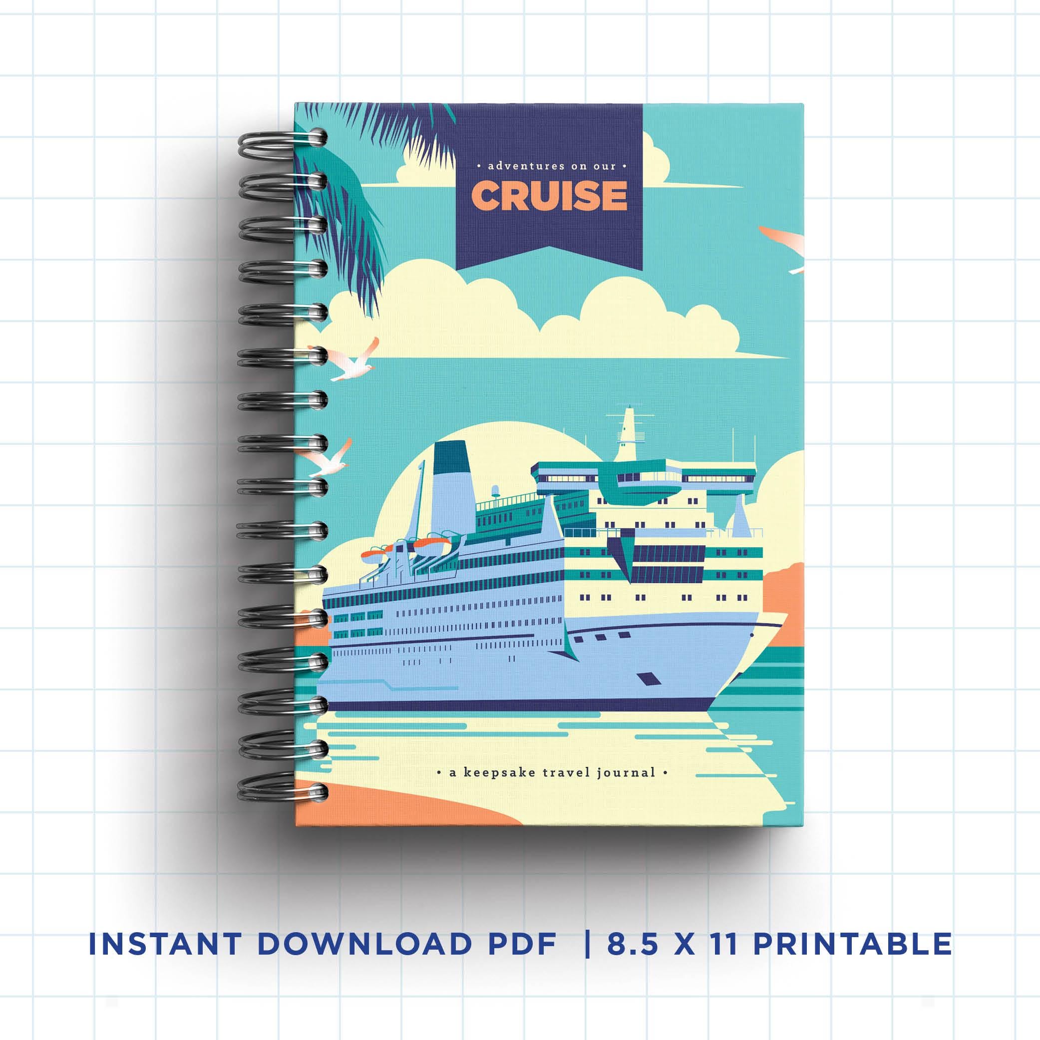 Cruise Printable Travel Journal for Kids - Etsy