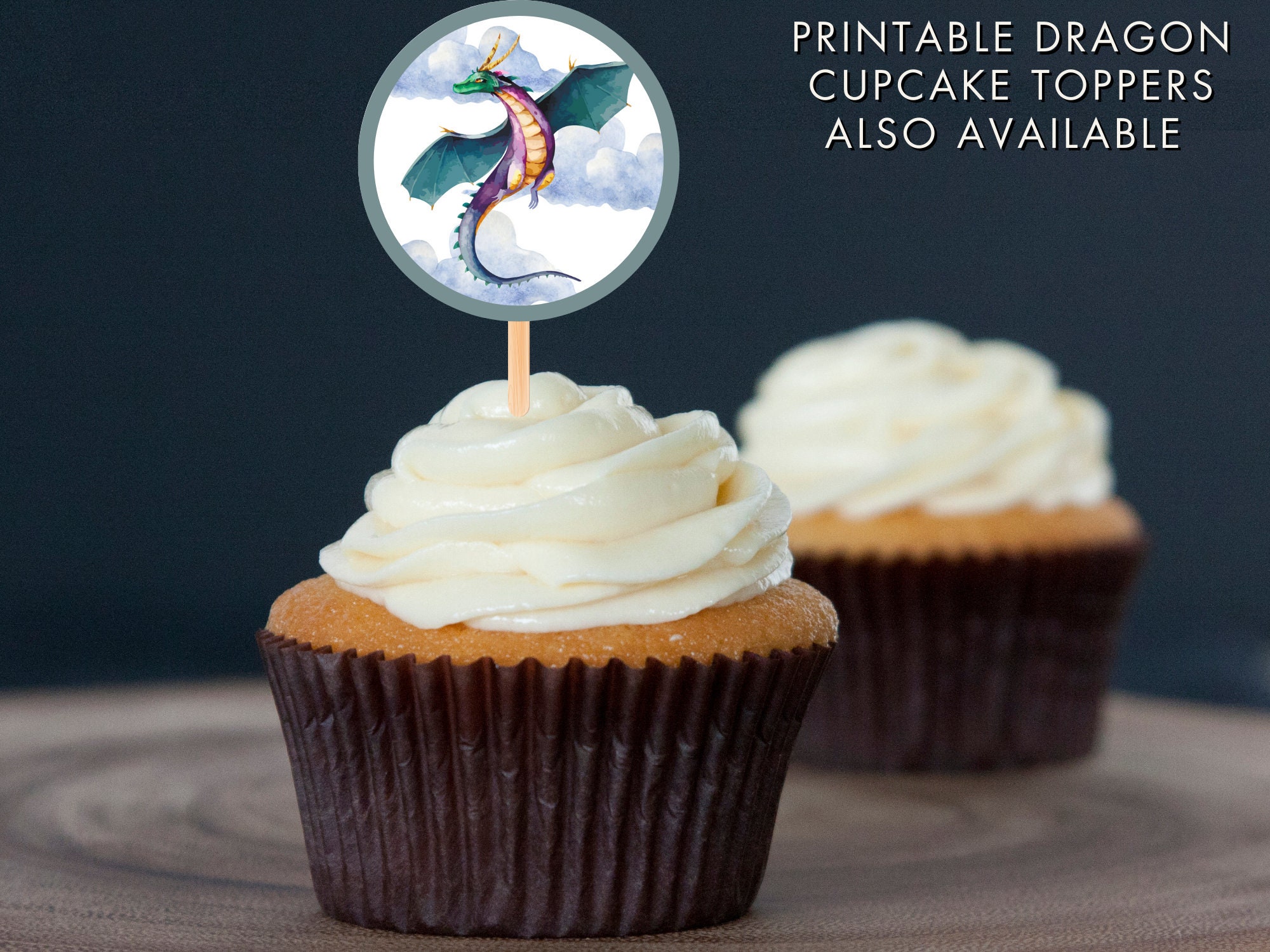 Printable Dragon Party Food Labels, Downloadable Dragon Party Name ...