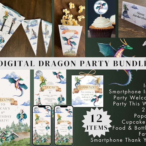Dragon Party - Etsy