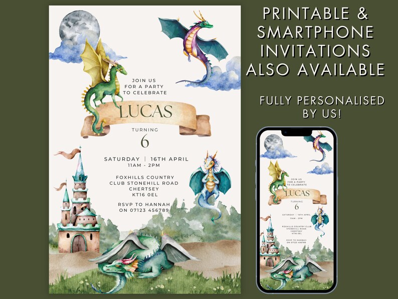 Printable Dragon Party Food Labels Downloadable Dragon Party - Etsy