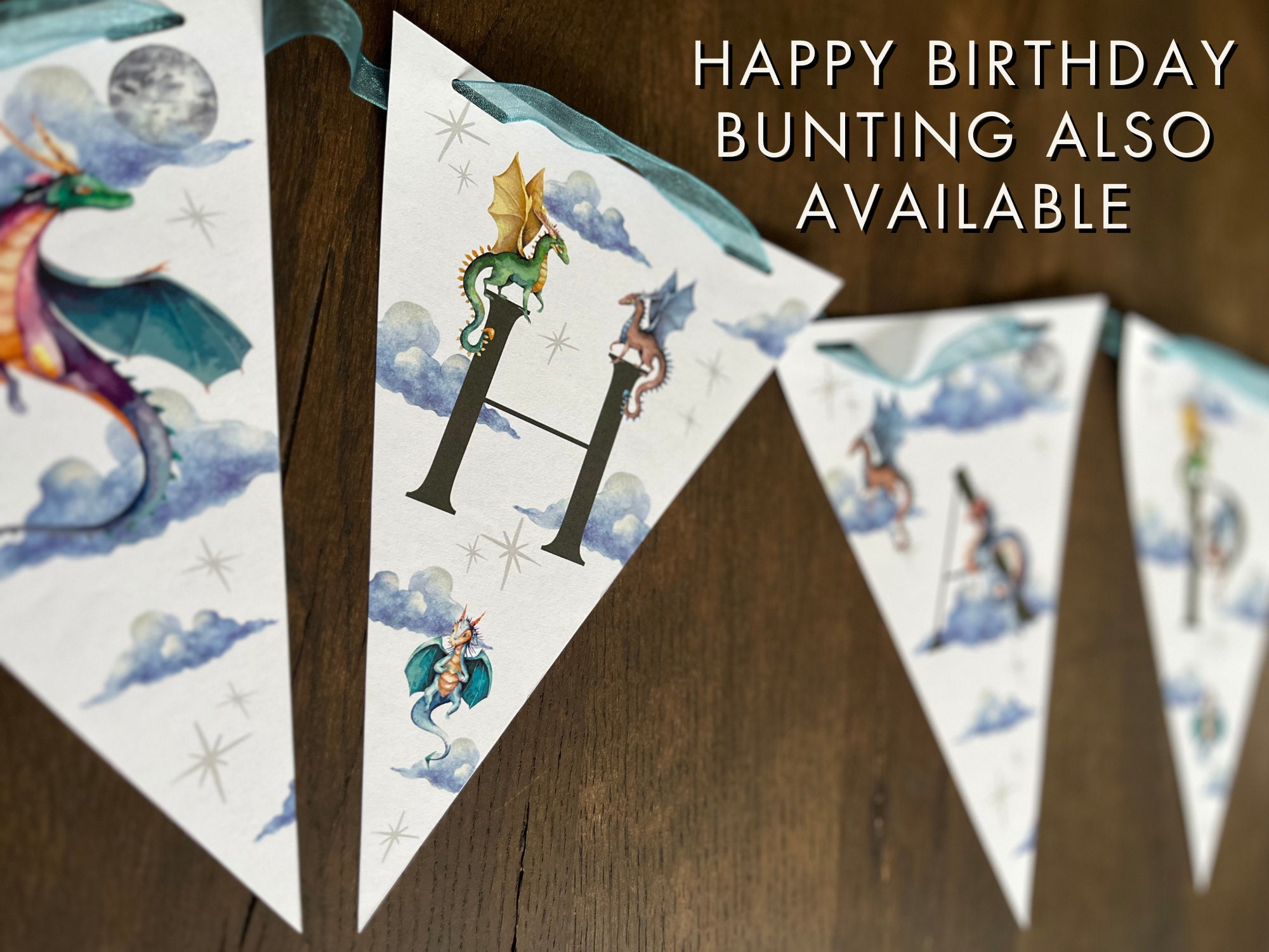 Digital & Printable Dragon Birthday Party Invite, Downloadable Dragon ...