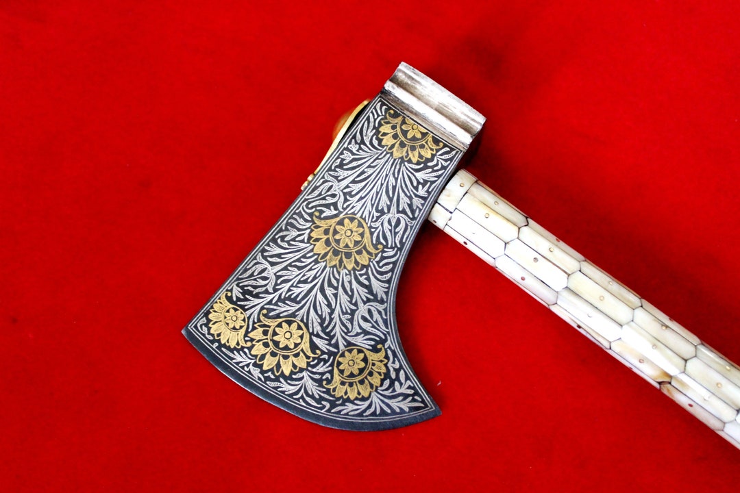 Indopersian Mughal Islamic Ottoman Gold-silver Koftgari MOP Tabarzin ...