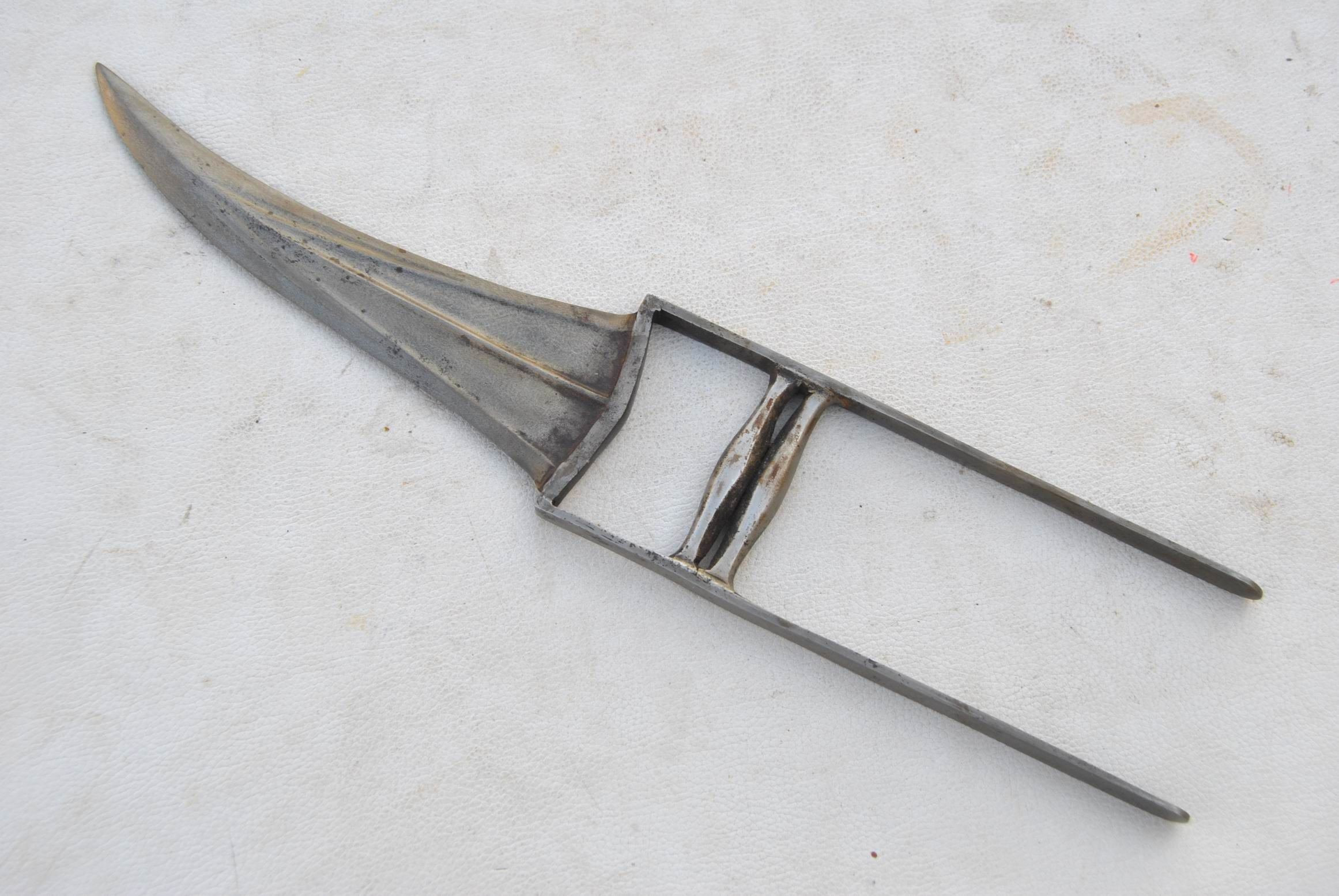 Rare Indian Mughal Rajput Sikh All Wootz Steel Katar Tiger - Etsy
