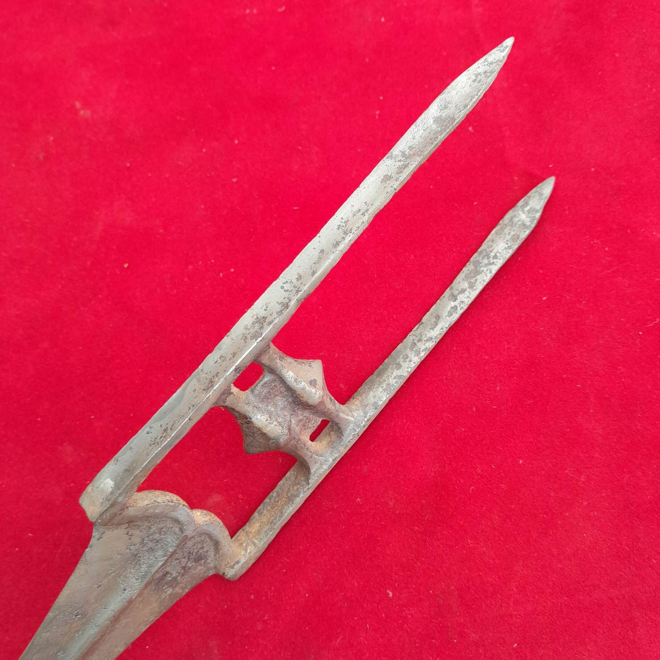 Rare Indian Mughal Rajput Sikh All Wootz Steel Large Katar - Etsy