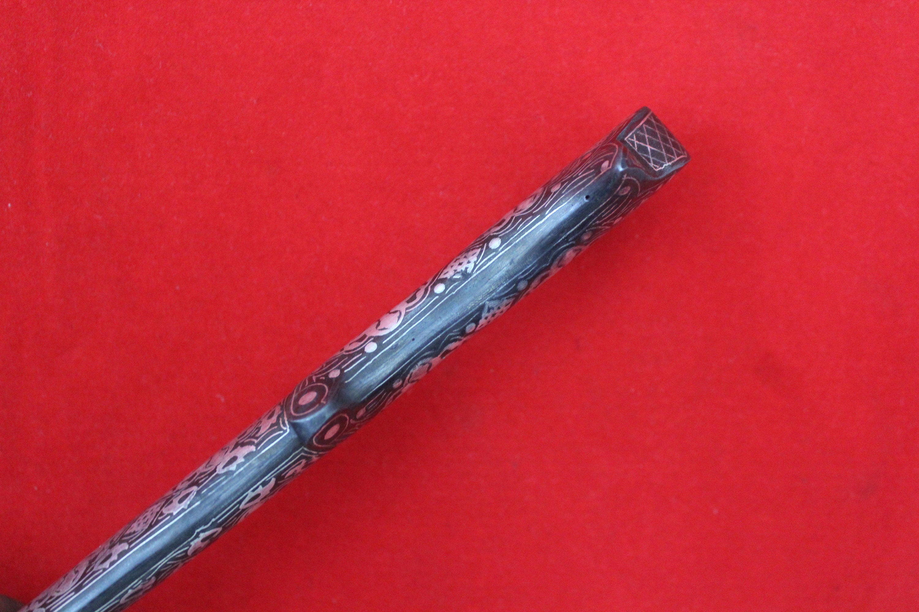 Vtg Indo-persian Mughal Islamic Crown Silver Damascus Dagger - Etsy