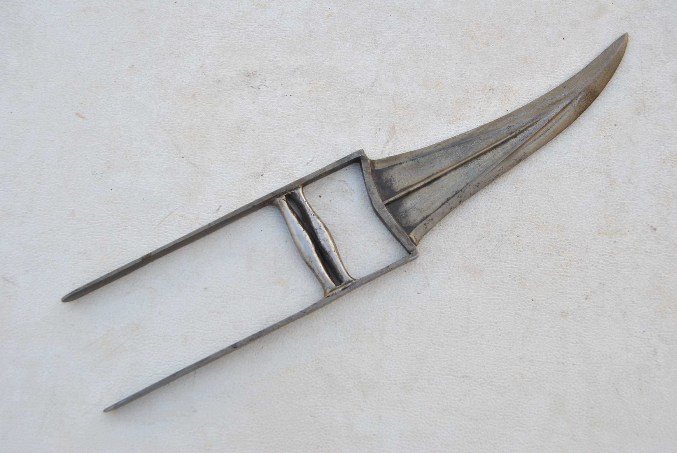 Rare Indian Mughal Rajput Sikh All Wootz Steel Katar Tiger - Etsy