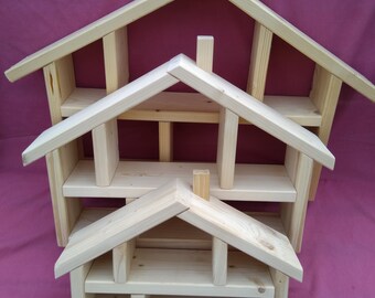 House Shaped Wall Shelf | Etsy