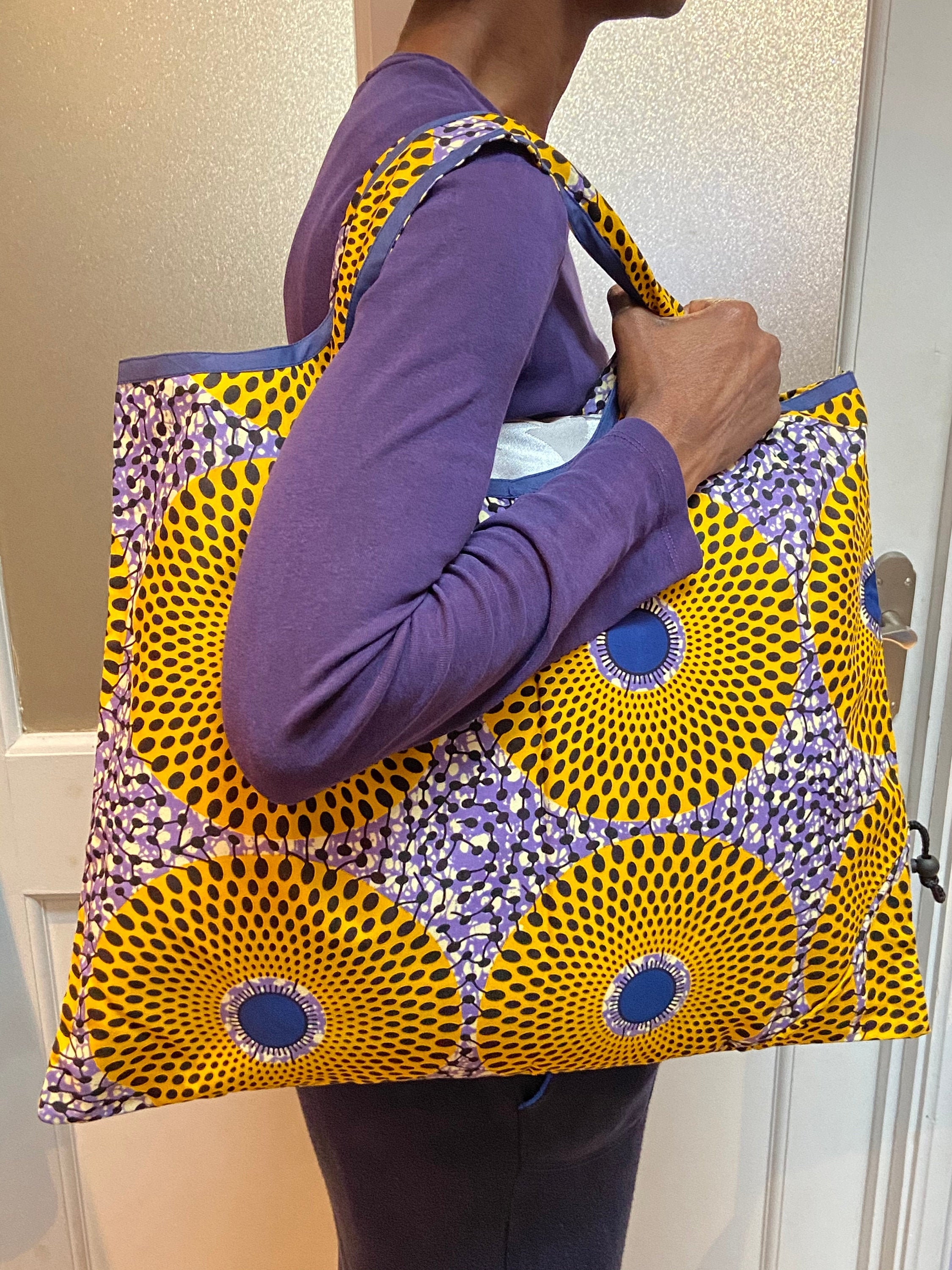 African Shopping Bag/Reusable Bag/ Sac Africain/ BYO | Etsy