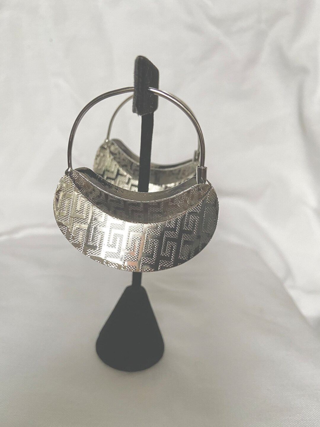 Silver Fulani Earrings Large/textured Fulani Earrings/costume Jewellery ...