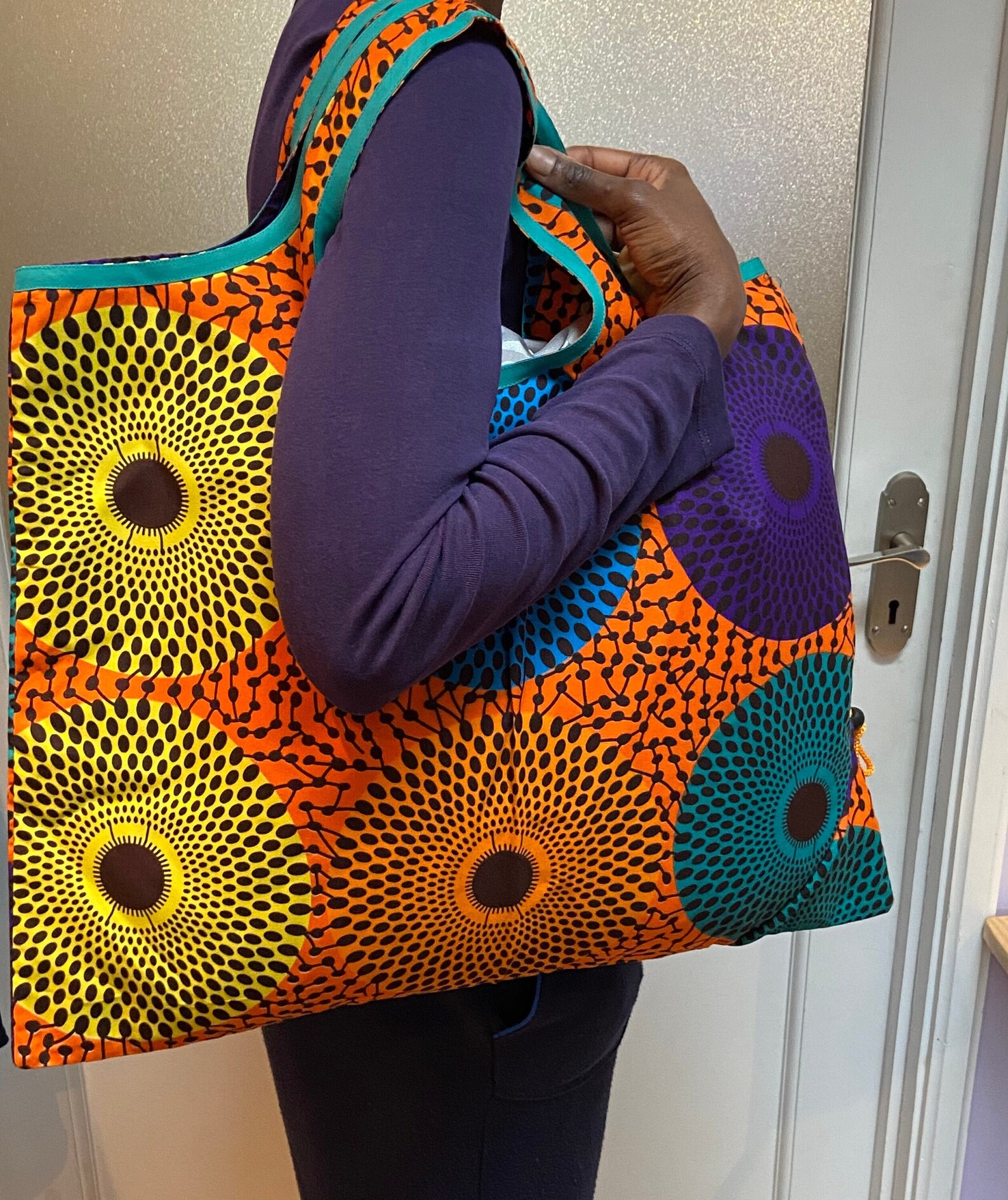 African Shopping Bag/Reusable Bag/ Sac Africain/ BYO | Etsy