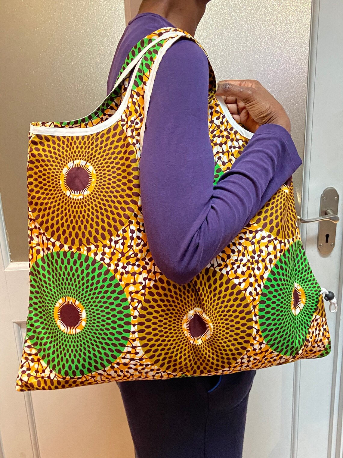 African Shopping Bag/Reusable Bag/ Sac Africain/ BYO | Etsy