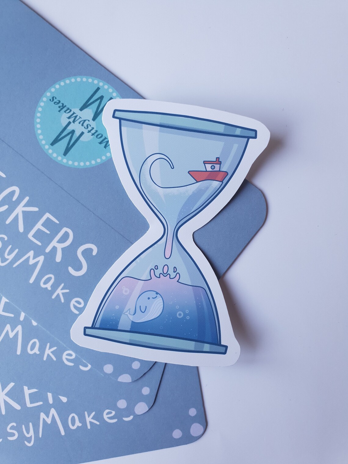Nautical Hourglass 3 Matte Vinyl Sticker Laptop Decal - Etsy UK