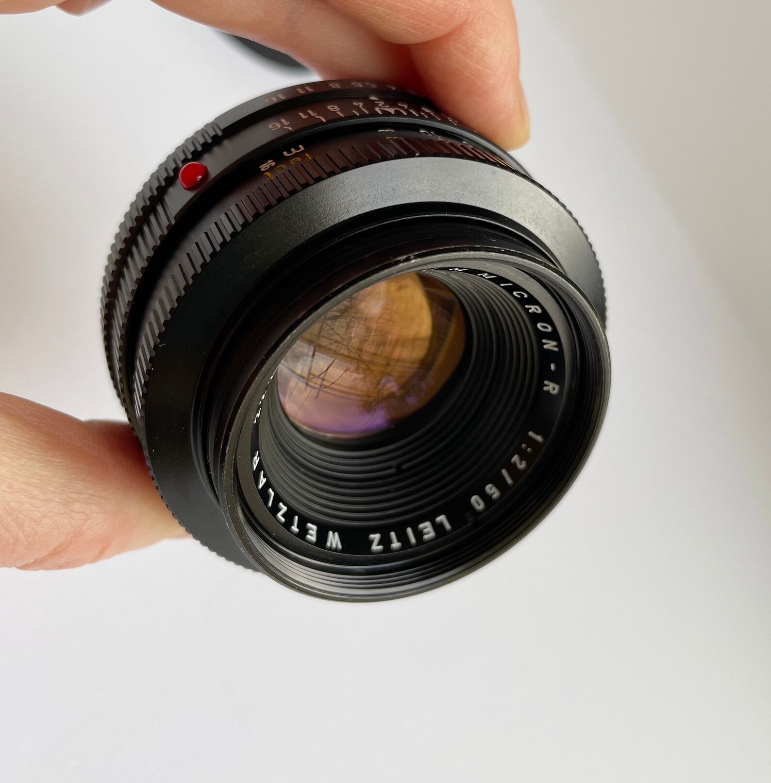 LEICA Leitz Wetzlar SUMMICRON R 50mm F/2 Three Cam Fast Prime Lens With ...