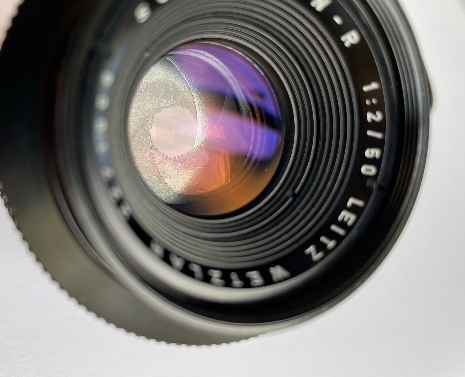 LEICA Leitz Wetzlar SUMMICRON R 50mm F/2 Three Cam Fast Prime Lens With ...
