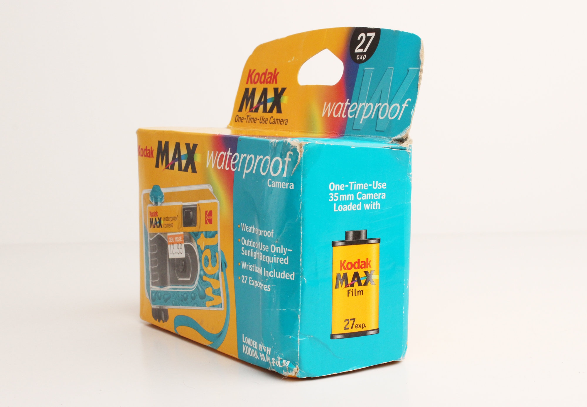 KODAK Waterproof One-time-use-camera With Kodak MAX 35mm Color Film 27 ...