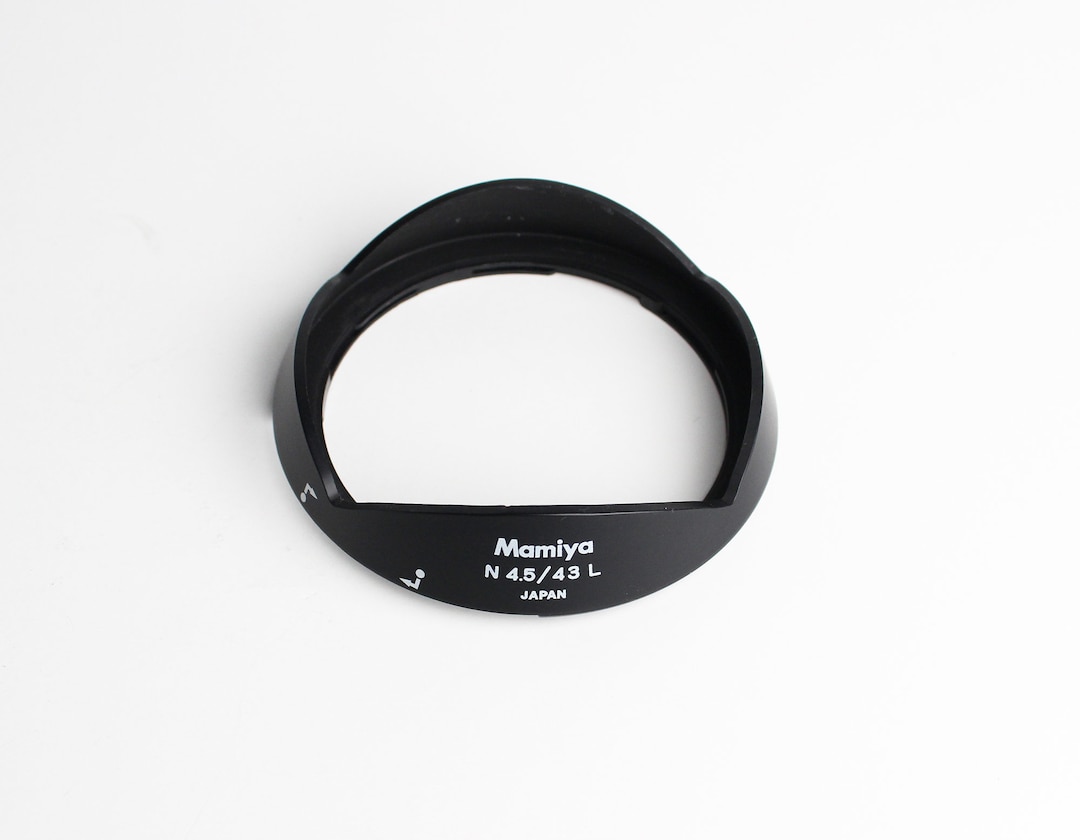 Original MAMIYA 43mm F/4.5 N 4.5/43 L - Lens Hood Shade for Mamiya 7 ...