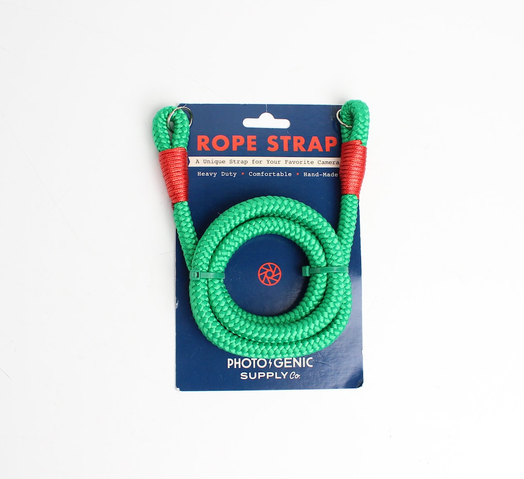 Green and Red ROPE STRAP by Photogenic Supply Co. - Etsy