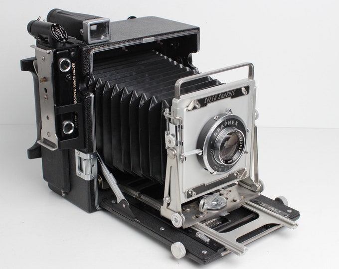 GRAFLEX Speed Graphic 4x5 Large Format Camera With F4.7 135mm Graflex ...