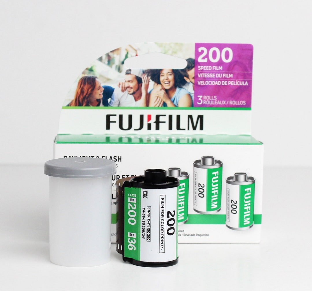 FUJIFILM 200 35mm Color Film 36 Exposures Individual Rolls Fujicolor ...